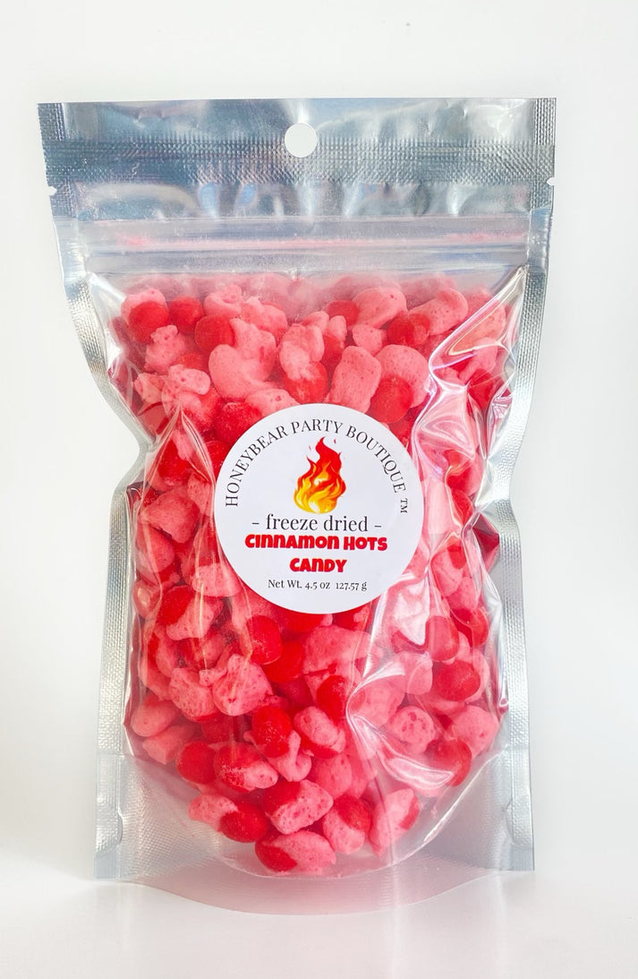 Freeze Dried Cinnamon Hots Candy – Honeybear Party Boutique
